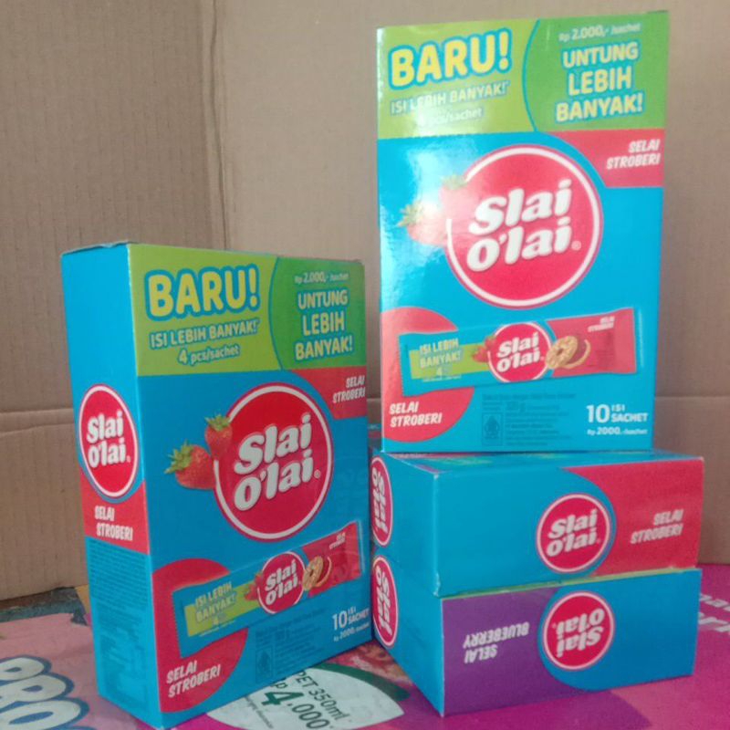 Jual Selai O'lai | 320g 10 bungkus @ 32 g | Shopee Indonesia