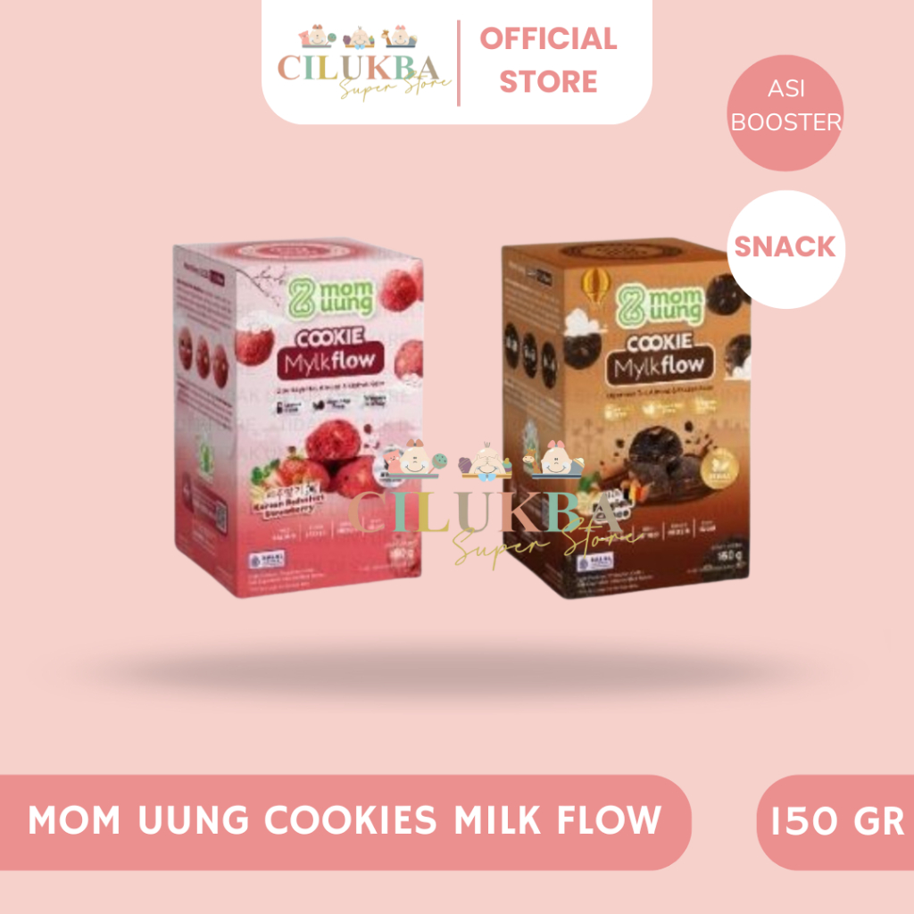 Jual MOM UUNG COOKIES MYLK FLOW (TERBARU) | CEMILAN ASI BOOSTER ...
