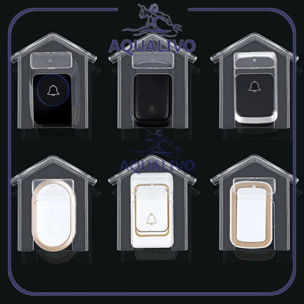 Jual Pelindung Hujan Door Bell Pintu Rumah Wireless Rain Cover Doorbell ...
