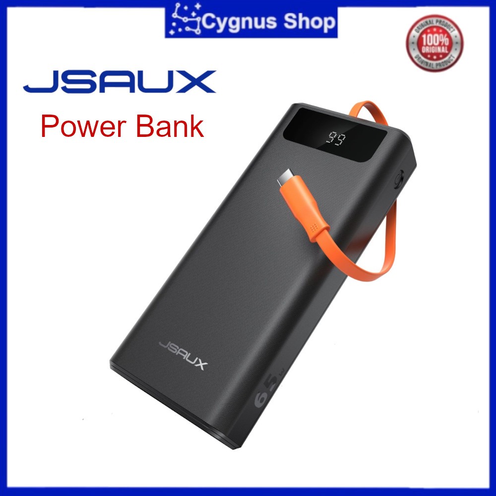 Jual JSAUX PB6501 Power Bank 20000mAh Portable PD65W Charger for Steam ...