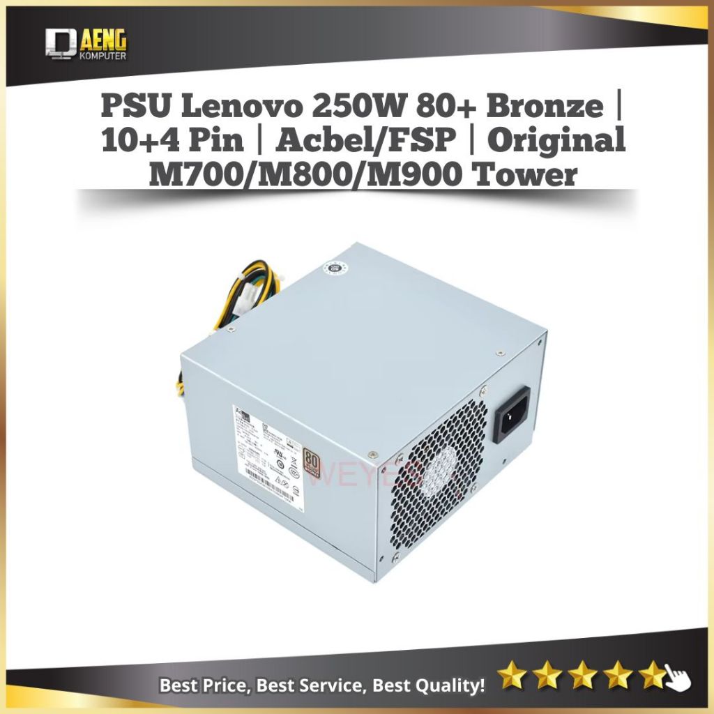 Jual Power Supply Psu Power Suplay PC Lenovo 10 + 4 pin Merk Acbel FSP ...