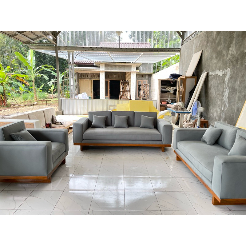 Jual set sofa 321 sofa shima/ sofa ruang tamu modern minimalis 321 ...