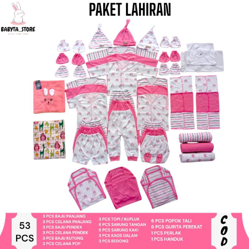 Jual 53 PCS Paket Baju Bayi Paket Hemat Paket Komplit Paket Baby Paket ...