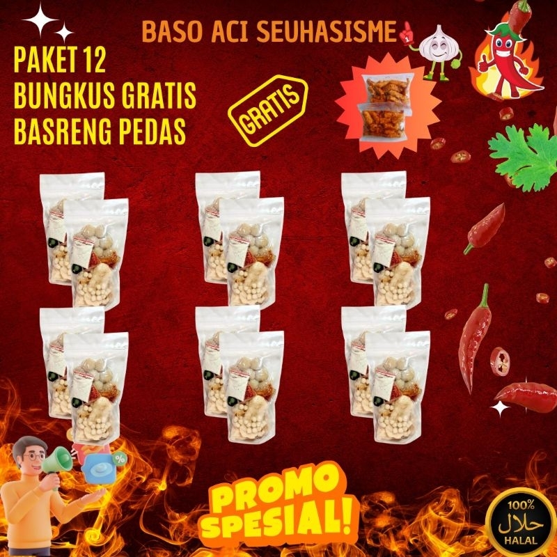 Jual Baso Aci 12 pcs / Baso Aci 12pcs / Paket Baso Aci Murah / Bakso ...