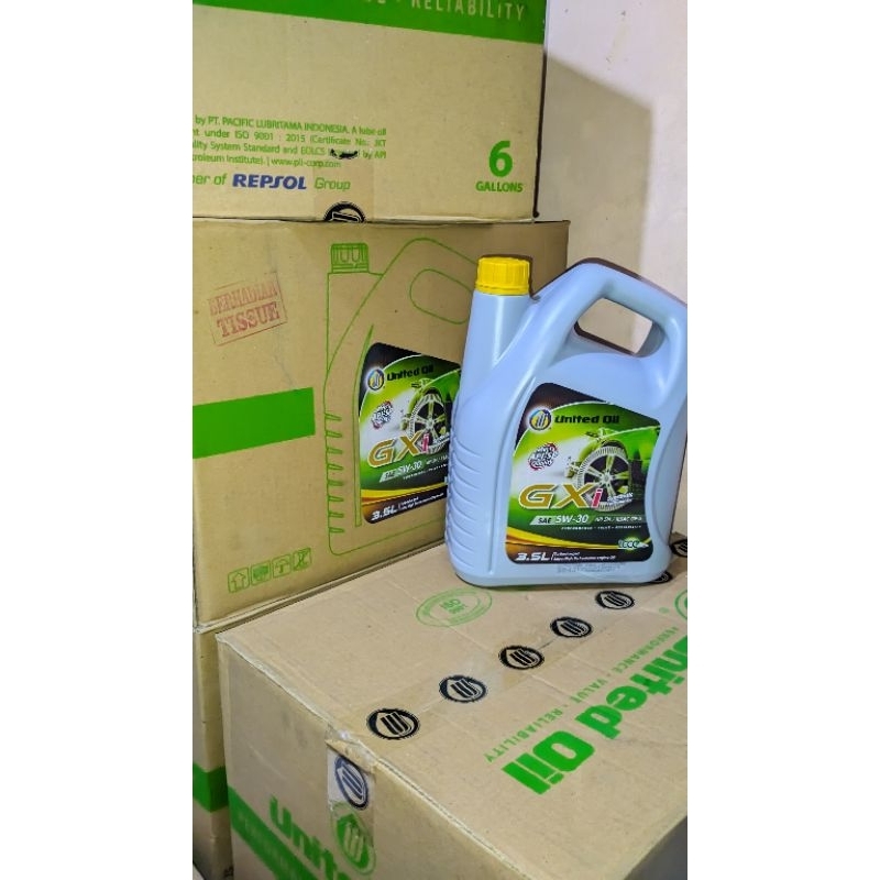 Jual UNITED OLI GXI LCGC SAE 5W-30 SYNTHETIC API SN (quality SP ...