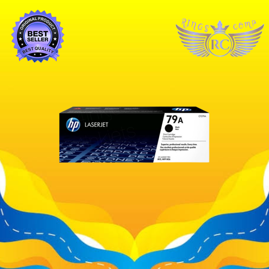 Jual Toner HP 79A Black Cartridge CF279A Printer Pro M12w | Shopee Indonesia