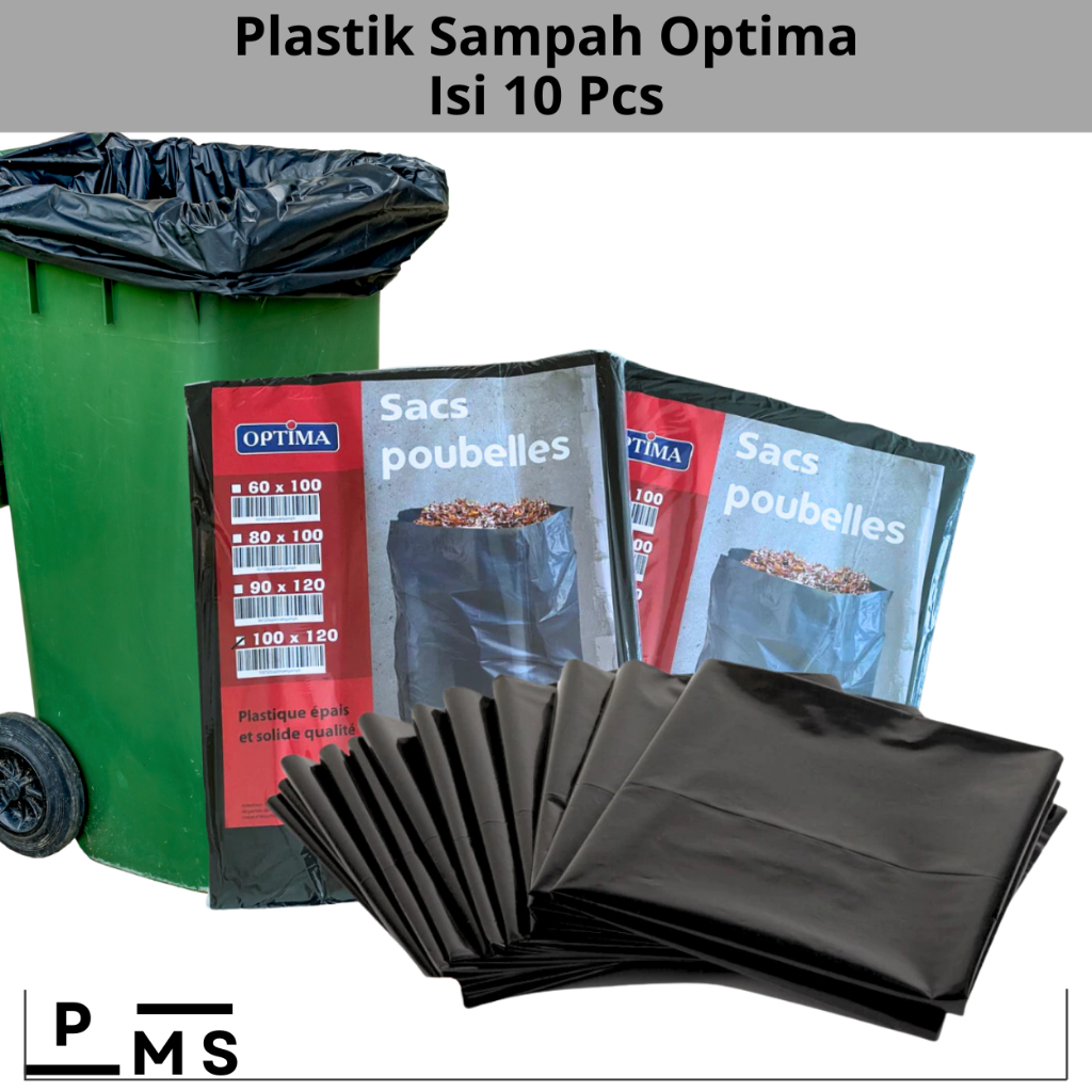 Jual Kantong Plastik Sampah Optima isi 10pcs/Plastik Packing Tebal Anti ...