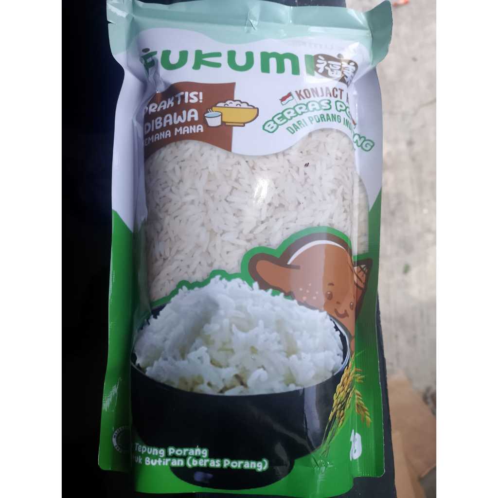 Jual FUKUMI Beras Porang Pouch 1 Kg - Instan Konjac Rice | Shirataki ...
