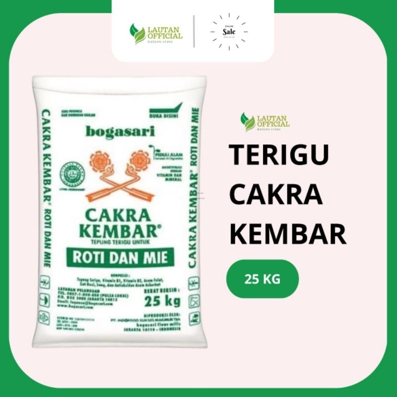 Jual TEPUNG TERIGU CAKRA KEMBAR 25 KG | Shopee Indonesia
