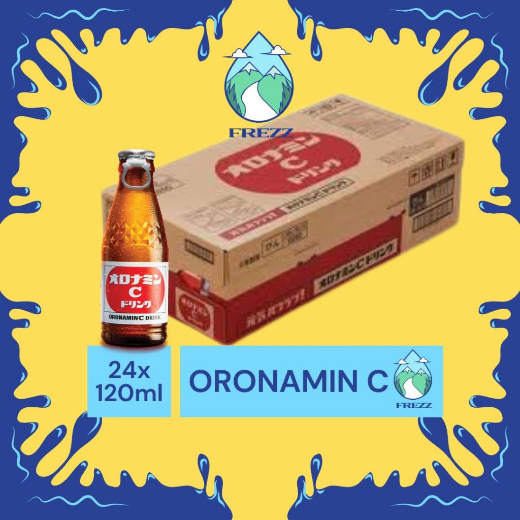 Jual (INSTANT / SAMEDAY) ORONAMIN C 120ML BOTOL KACA - READY LEMINERAL ...