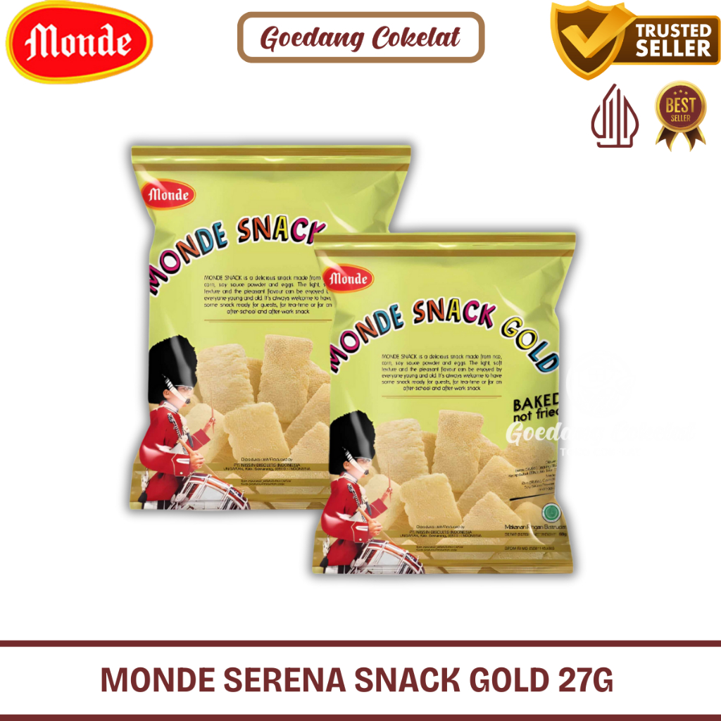 Jual Monde Serena Snack Gold Spicy 27 g Gram 27gr | Shopee Indonesia