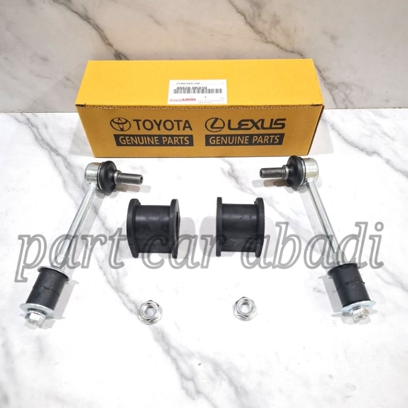 Jual Karet Stabilizer Dan Link Stabil Depan 1Set 4Pc Asli Toyota Innova ...
