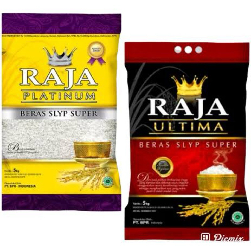 Jual Beras Raja Ultima Premium Beras Raja Platinum Slyp Super 5 kg ...
