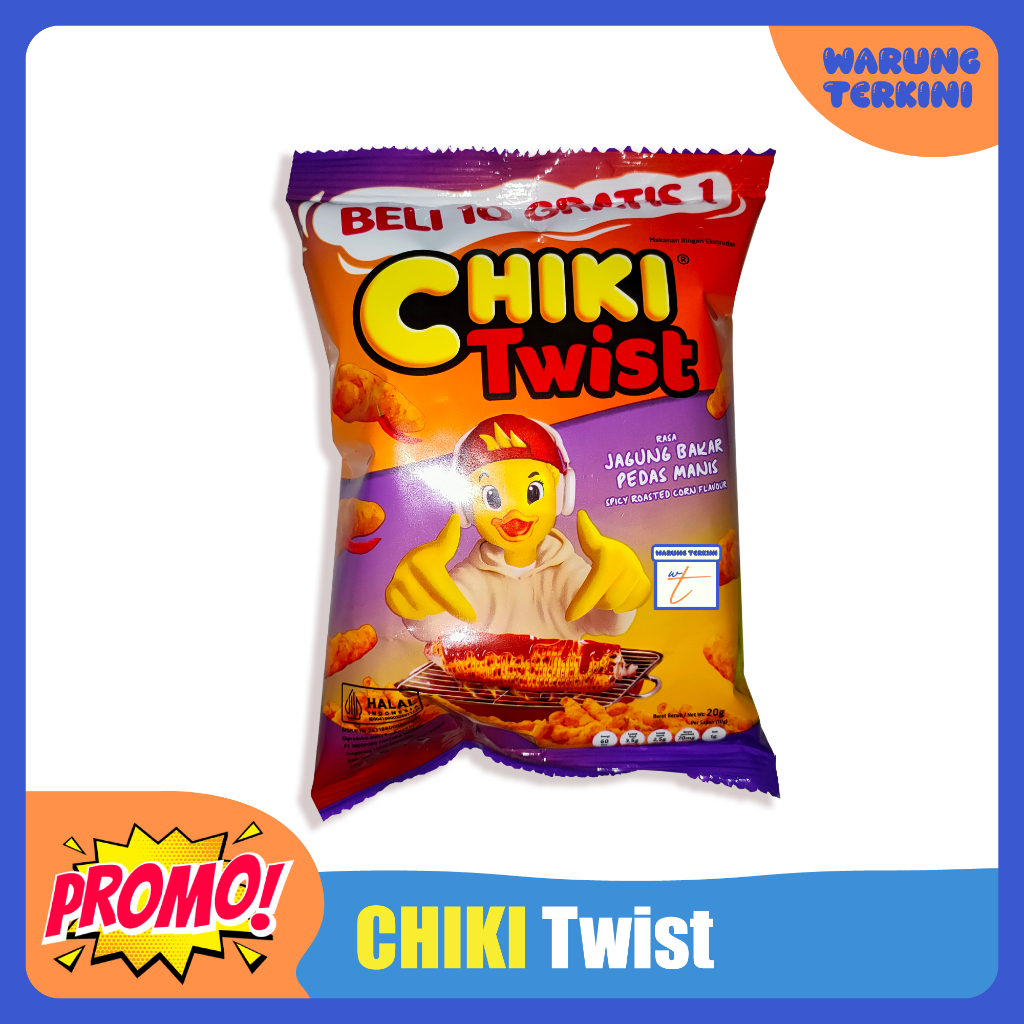 Jual Chiki Twist Rasa Jagung Bakar Pedas Manis 1 Renceng | Shopee Indonesia