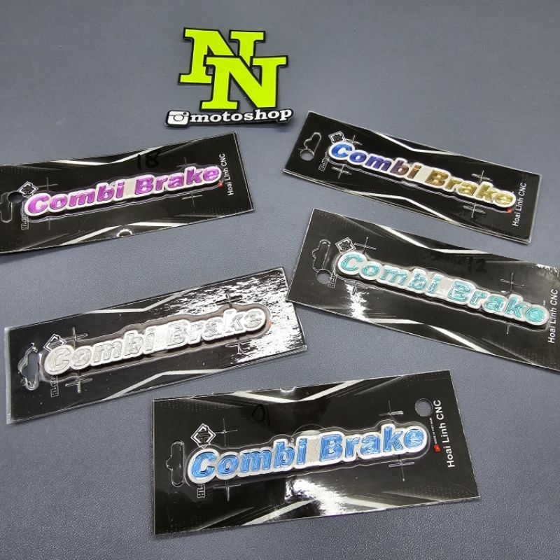 Jual SATUAN EMBLEM LOGO COMBI BRAKE TITANIUM ORIGINAL VIETNAM | Shopee ...