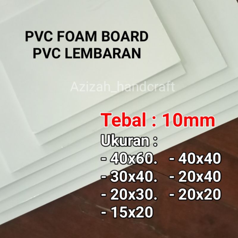 Jual PVC Foam Board 10mm/PVC Lembaran 10mm/PVC potongan | Shopee Indonesia