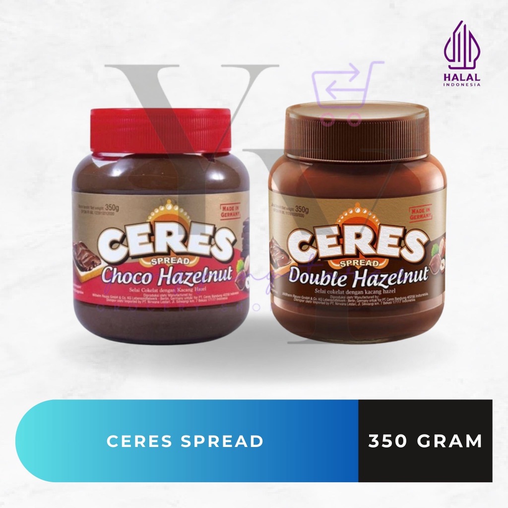 Jual Ceres Spread Choco Hazelnut / Double Hazelnut 350 gram | Shopee ...