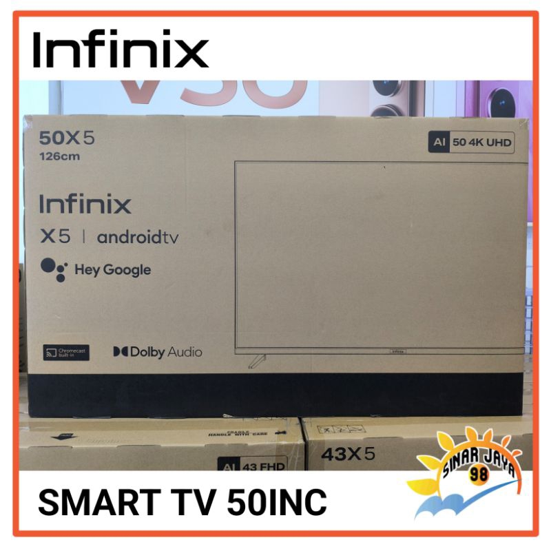 Jual ANDROID TV INFINIX 50X5 / SMART TV 50INC - GARANSI RESMI INFINIX ...