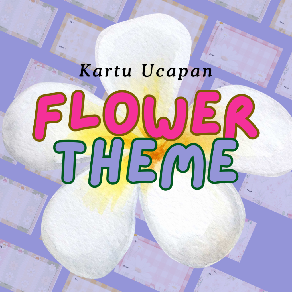 Jual KARTU UCAPAN TEMA FLOWER BY DESOP | Shopee Indonesia