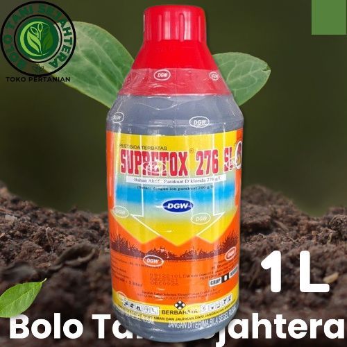 Jual Herbisida Supretox 276 SL 1liter herbisida DGW langsung kering ...
