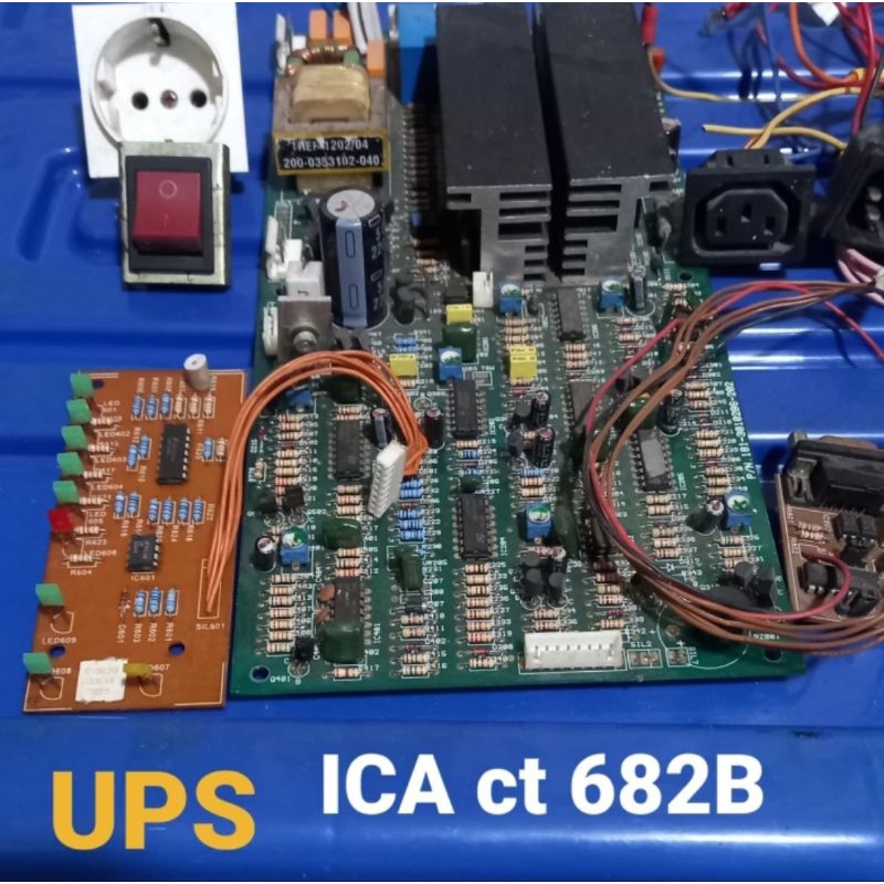 Jual Komponen/modul UPS ICA ct 682B lengkap bekas | Shopee Indonesia