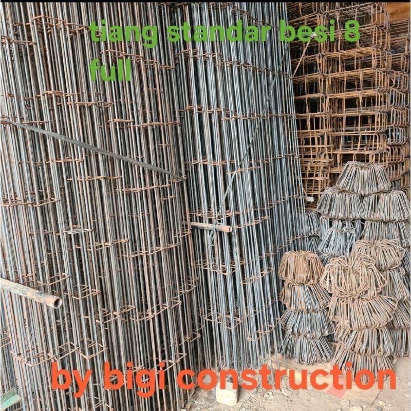 Jual tiang besi 8 full sni toleransi 0.2 standar beton bangunan proyek ...
