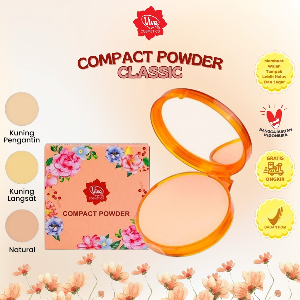 Jual VIVA Compact Powder 19gr - Bedak Padat Classic Standar | Shopee ...
