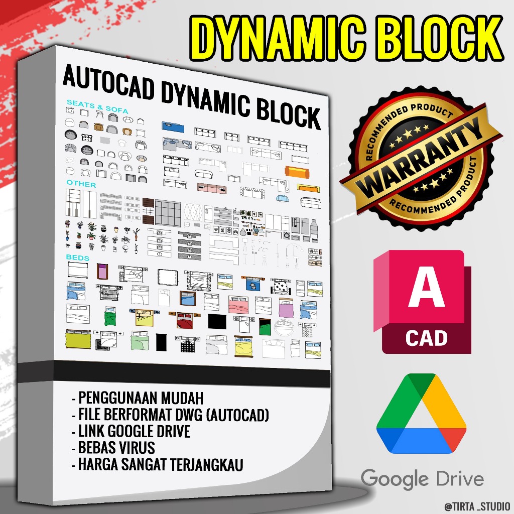 Jual Autocad Dynamic Block Premium | Shopee Indonesia