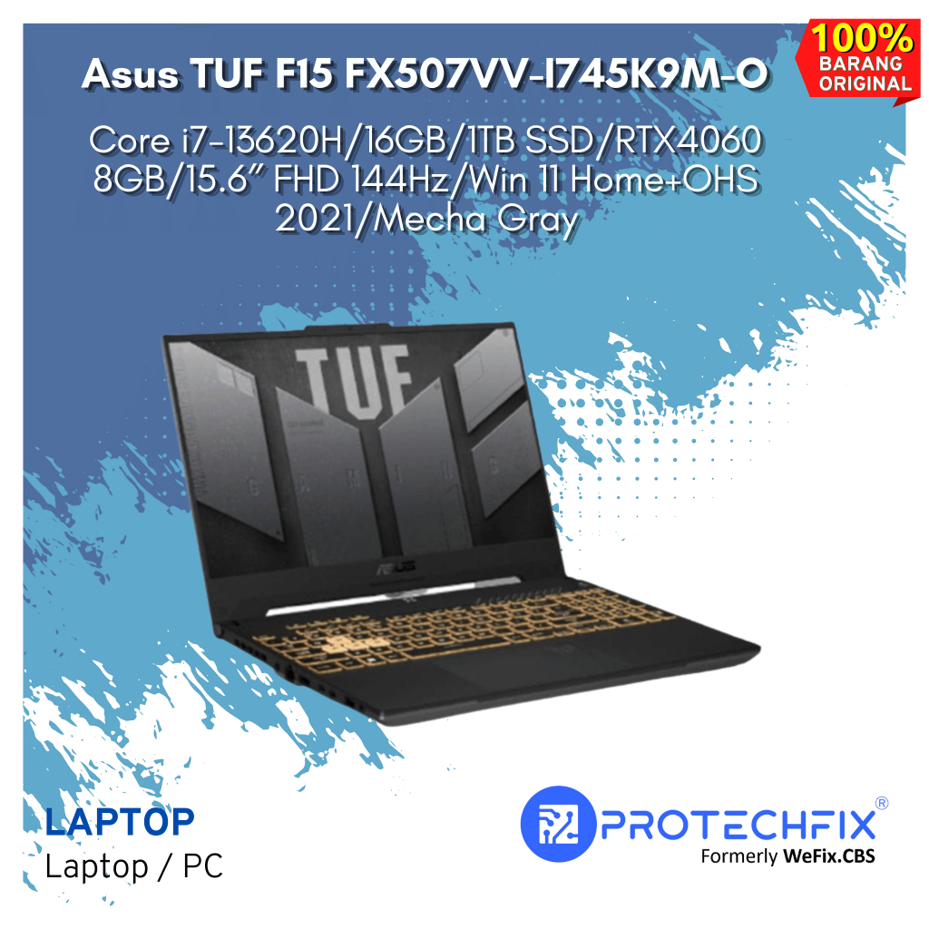 Jual Asus TUF F15 FX507VV-I745K9M-O /Core i7-13620H/16GB/1TB SSD ...