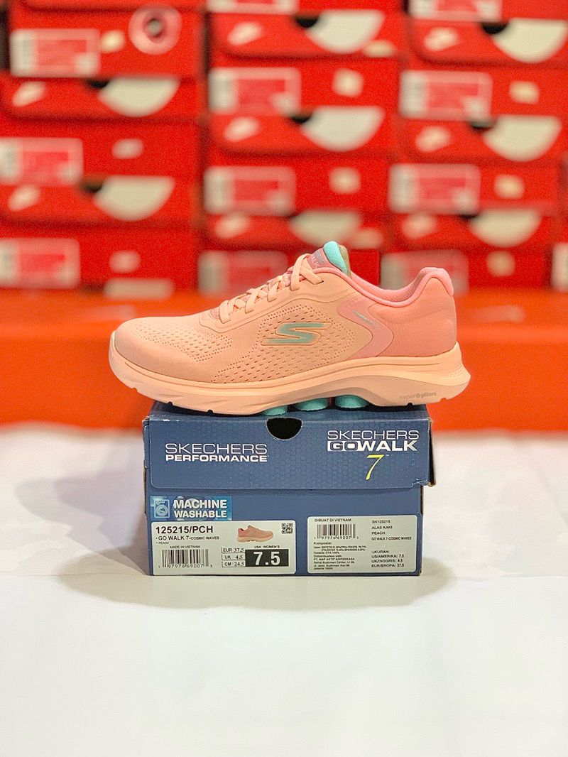 Jual SKECHERS GO WALK 7 - COSMIC WAVES 125215/PCH RESMI PT MAP BNIB ...