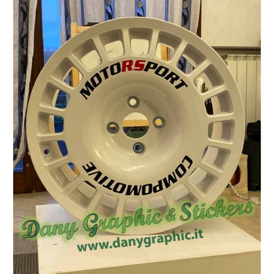 Jual stiker sticker velg mobil compomotive motorsport rally | Shopee ...