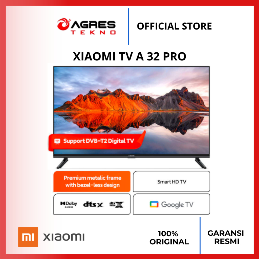 Jual XIAOMI Smart TV XIAOMI L32M8-A2ID 32 A Pro series | 32" inch L32M8A21D 60Hz HD Original ...