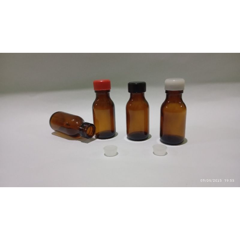 Jual botol kaca coklat 60 ml botol amber | Shopee Indonesia