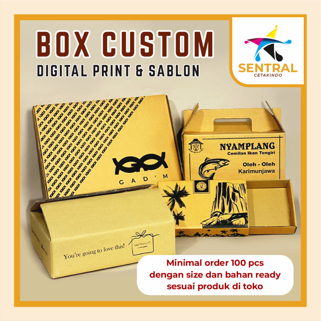 Jual CUSTOM BOX PACKAGING/ HAMPERS BOX/ KOTAK KADO/ PACKAGING PRODUK ...