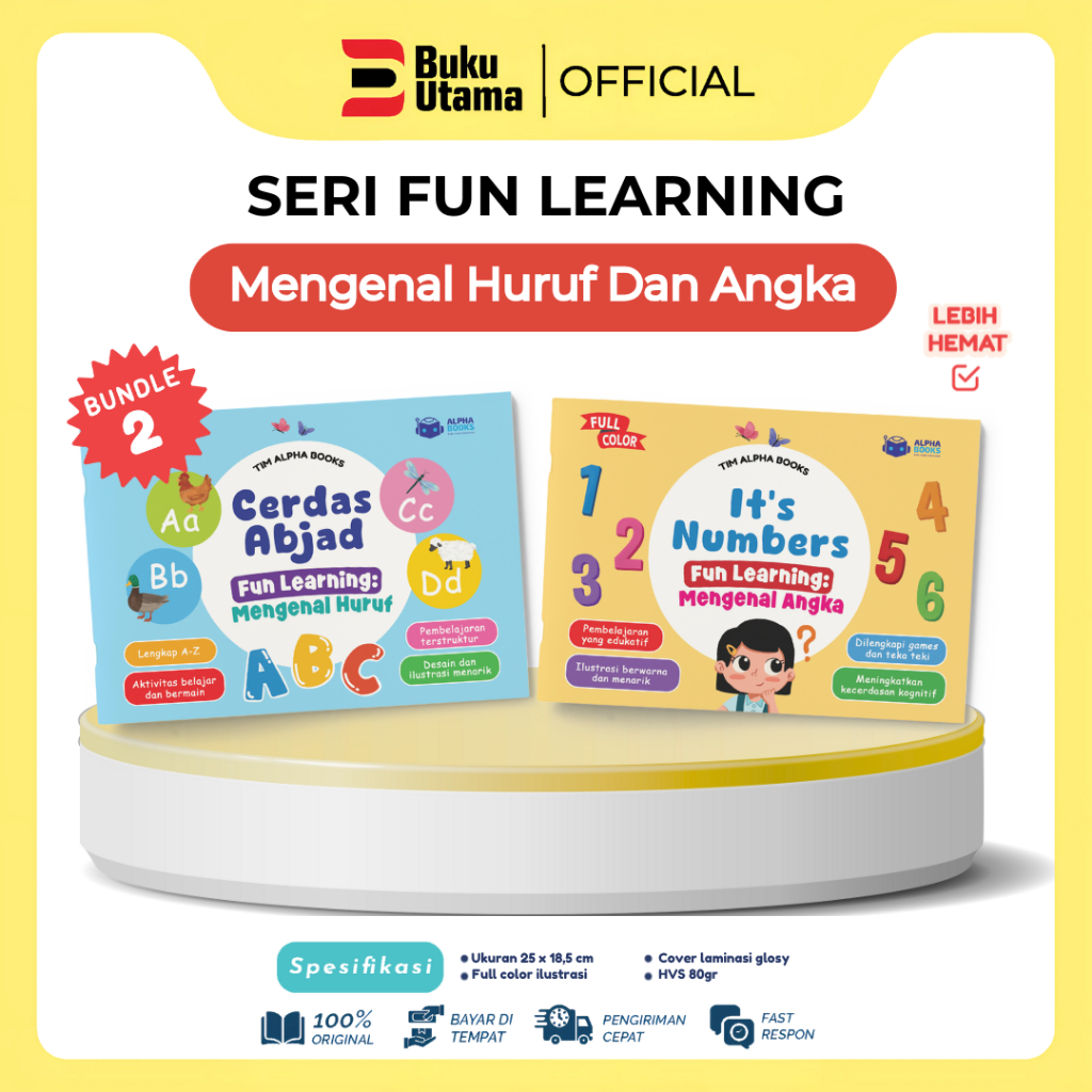 Jual (2 Buku) Paket Seri Fun Learning - Buku Edukasi Anak Mengenal ...