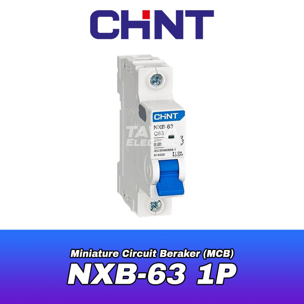 Jual MCB Chint NXB-63 NXB63 1P 1A 2A 4A 6A 10A 16A 20A 25A 32A 40A 50A 63A 6kA | Shopee Indonesia