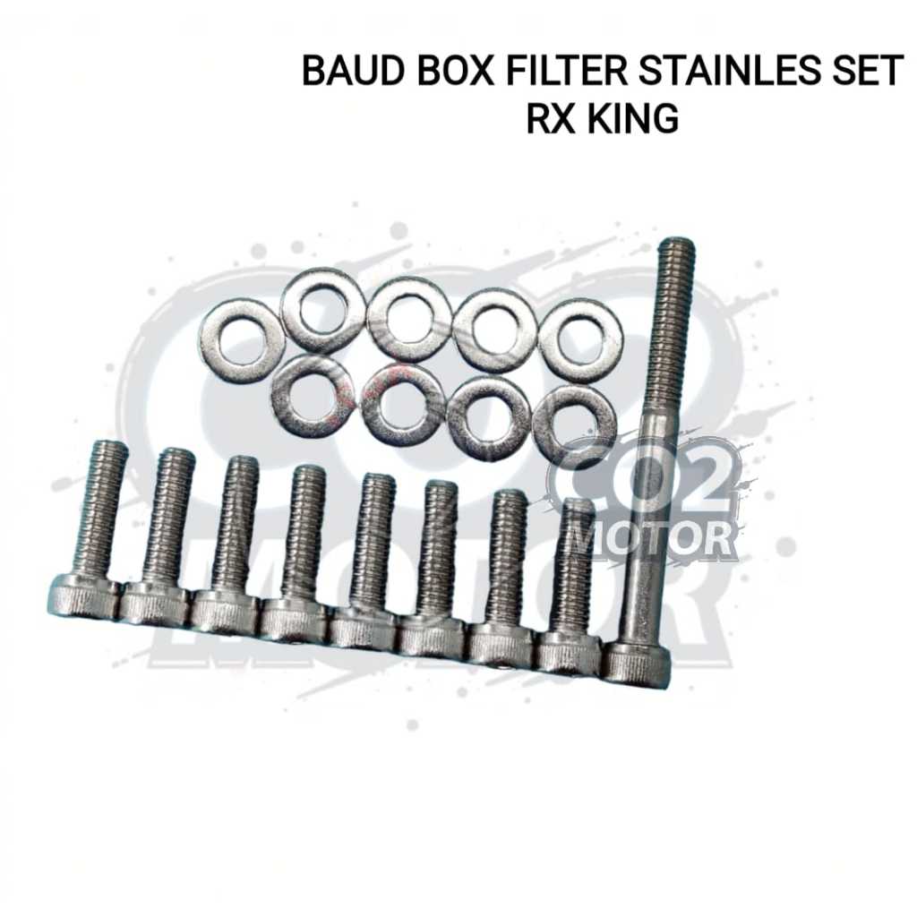 Jual Baut Box Filter RX KING SET Tutup Filter | Shopee Indonesia