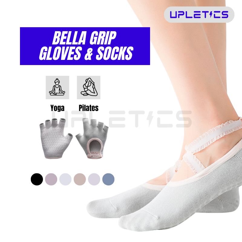 Jual Upletics Bella Grip Gloves & Socks For Yoga & Pilates | Sarung ...