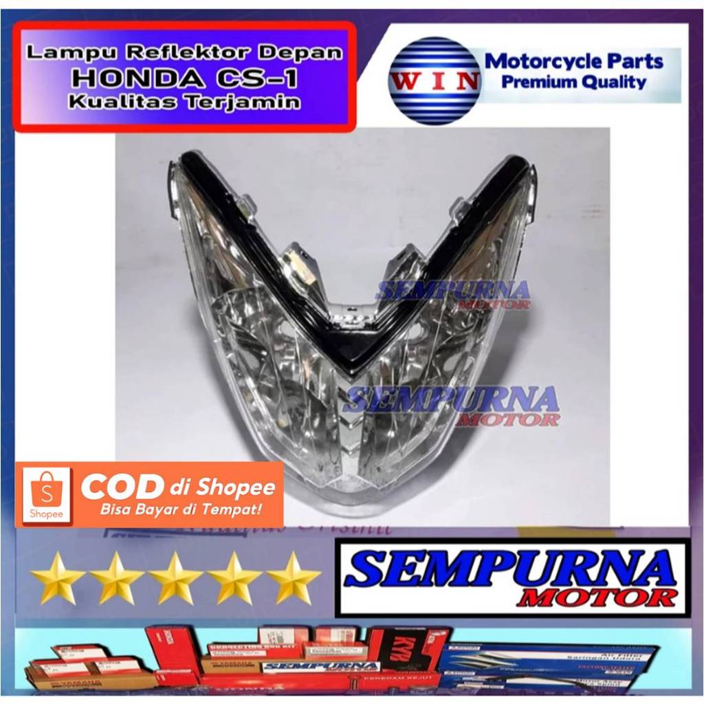 Jual Merek Win Kualitas Orisinil Lampu Reflektor Depan Cs1 Head Lamp ...