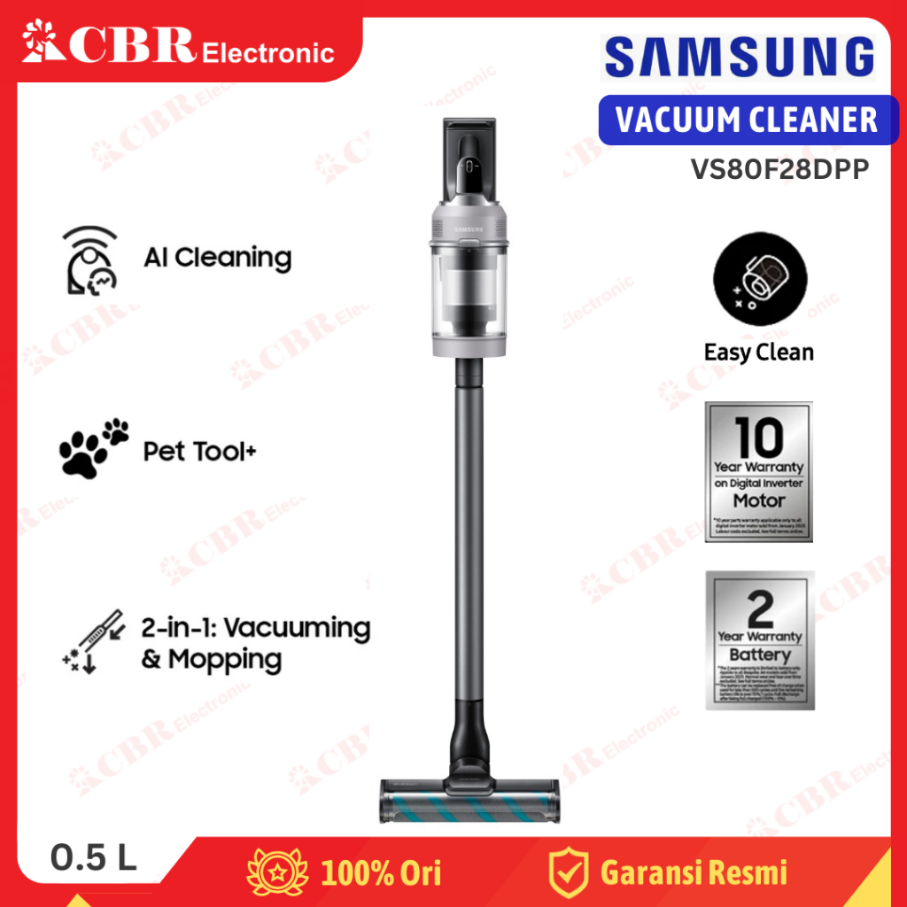Jual Vacuum Cleaner AI SAMSUNG VS80F28DPP – 0.5L | Shopee Indonesia