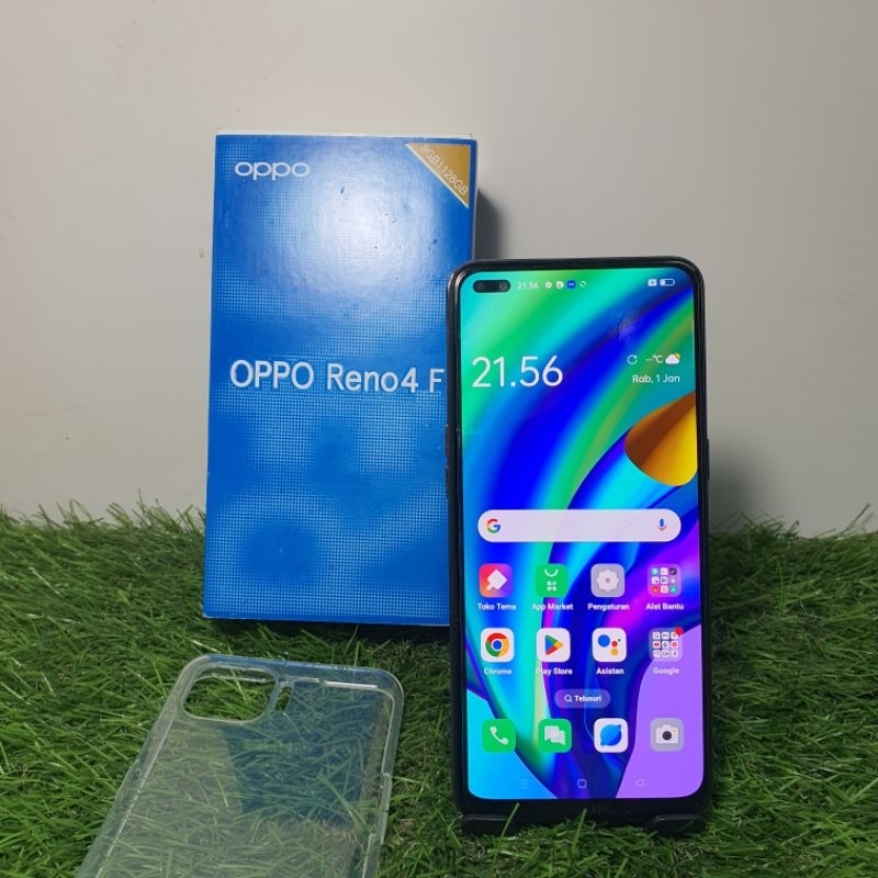 Jual OPPO RENO 4f 8/128GB ORIGINAL FULLSET SECOND MURAH | Shopee Indonesia