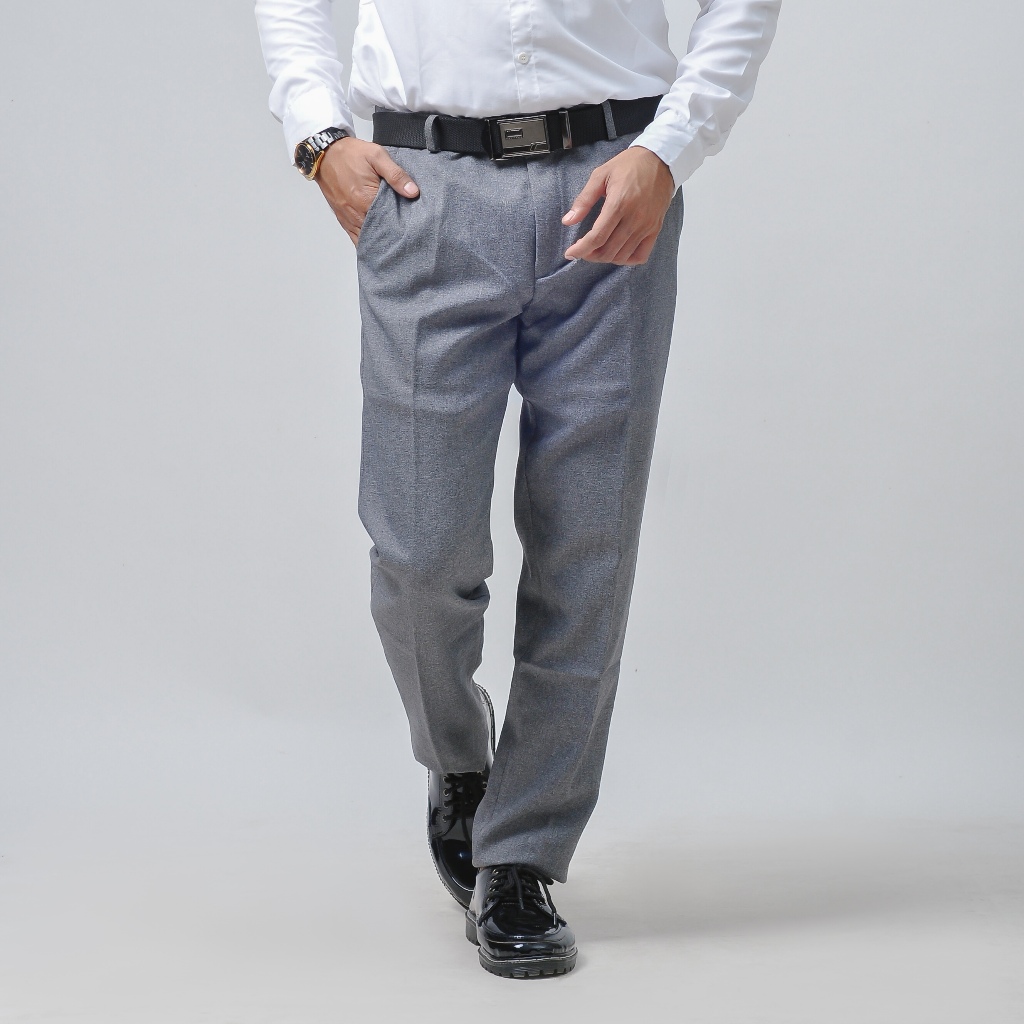 Jual NZL - Celana Formal Bahan Kerja Kantor Pria Panjang | Shopee Indonesia