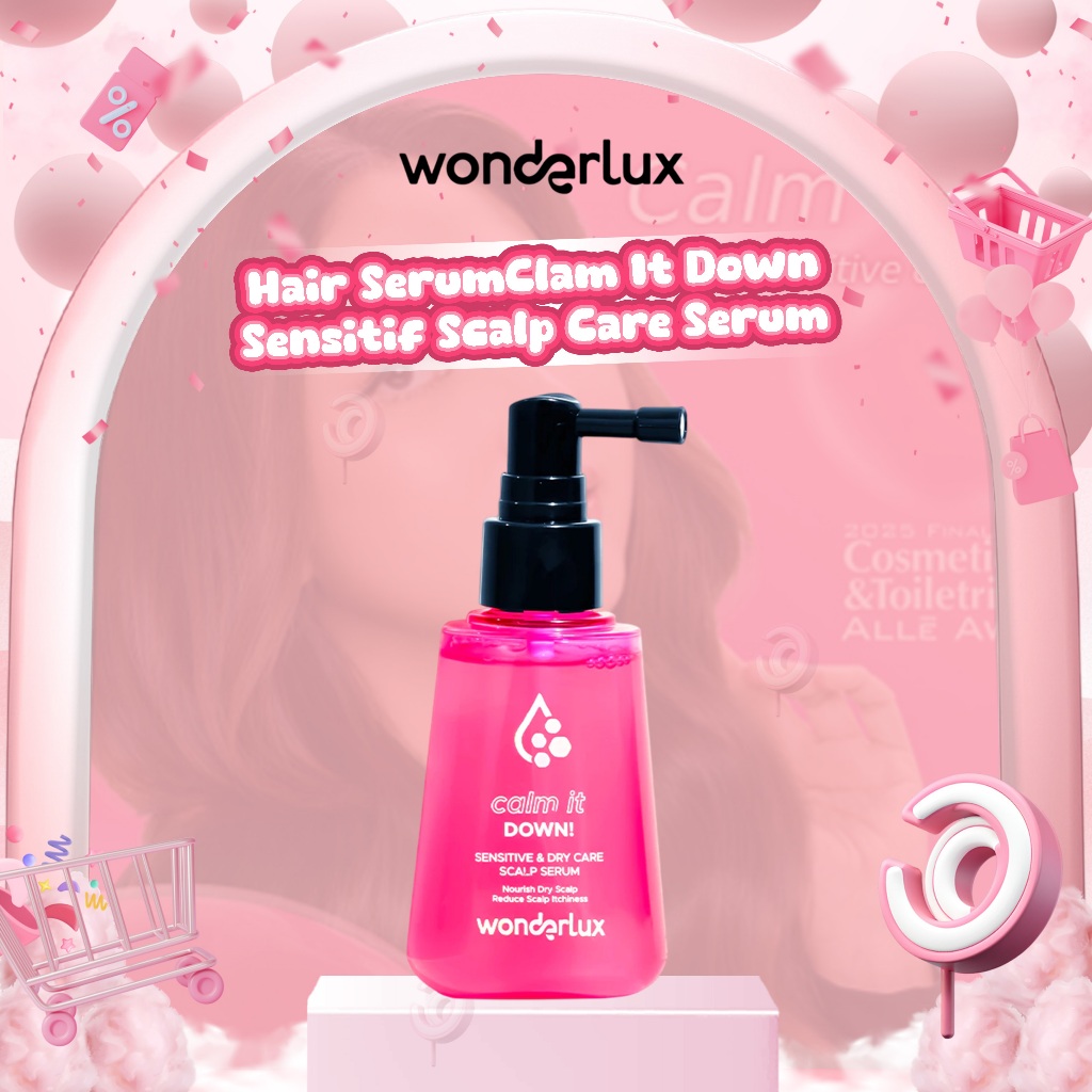 Jual WONDERLUX - CALM IT DOWN! SENSITIVE SCALP CARE SERUM ( 75 ml ...