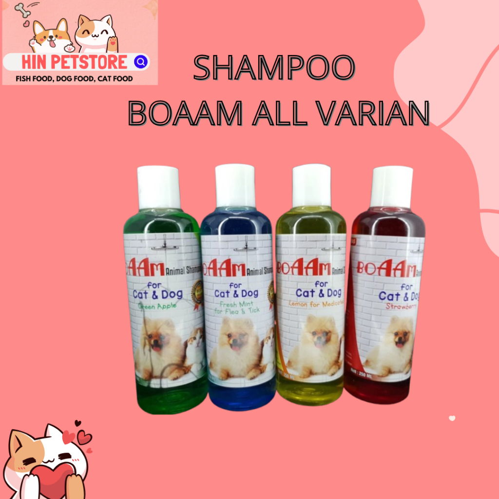 Jual SHAMPOO KUCING - BOAAM NEW ALL VARIAN 100, 250, 500 ML | Shopee ...