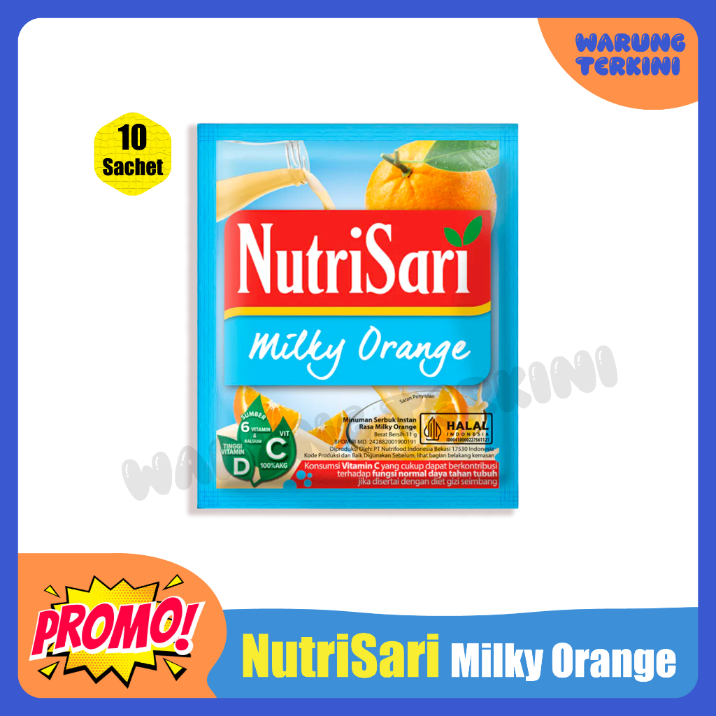 Jual Nutrisari Milky Orange 1 Renceng || Minuman Menyegarkan | Shopee ...