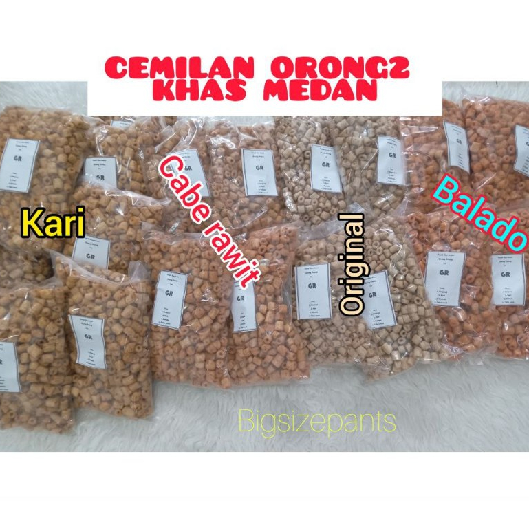 Jual ORONG2 CEMILAN KERUPUK KHAS MEDAN MACAM MACAM RASA / KERUPUK ...