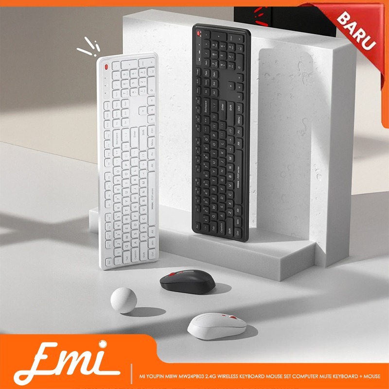 Jual MIIIW 2.4G Wireless Keyboard Mouse Set Computer Mute Keyboard ...
