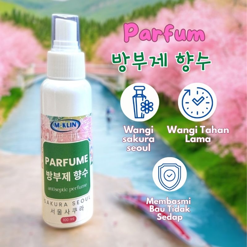 Jual M-Klin Parfum Pakaian Grade A Sakura Seoul 100g / Parfum Laundry ...