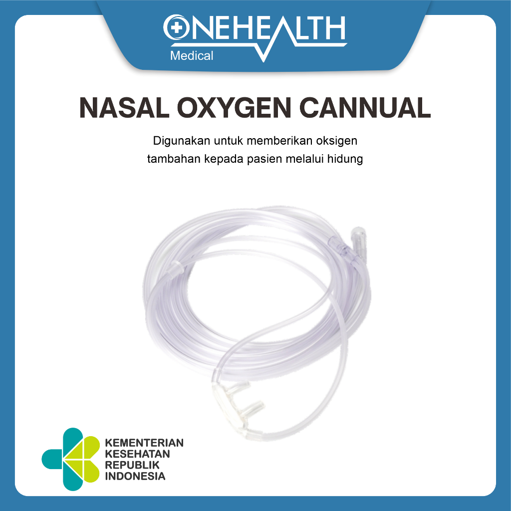 Jual Onehealth Nasal Oxygen Cannula Alat Bantu Pernapasan Yang ...
