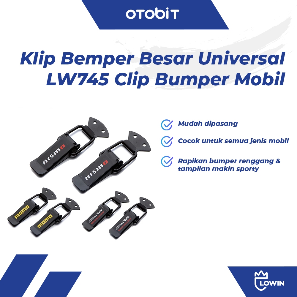 Jual Universal Klip Bemper Besar / Clip Bumper Car TRD SPARCO MUGEN ...